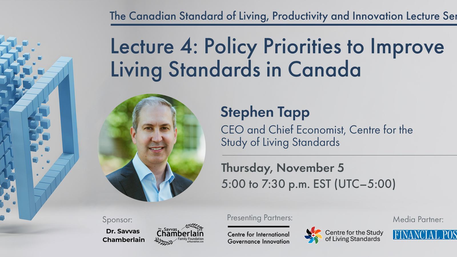 The Canadian Standard of Living, Productivity and Innovation: Policy ...